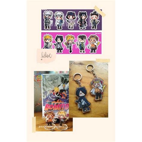 Jual Keychain And Standee Naruto Boruto Fanmerch ㅡbaca Deskripsi Naruto