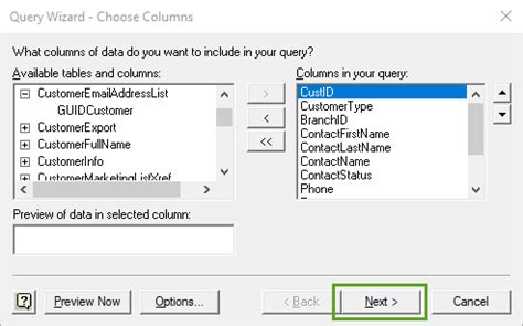 Creating A Microsoft Query From Excel