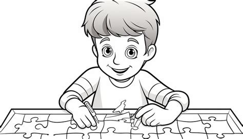 Páginas Para Colorear Para Niños Con Autismo Foto Premium