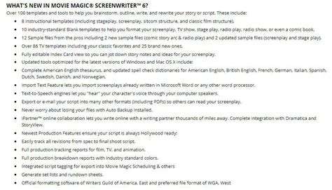 Movie Magic Screenwriter Details Pricing Features And Integration In 2026
