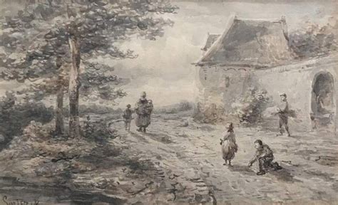 Theodoor Soeterik 1810 1883 Stadswal In De Herfst Catawiki