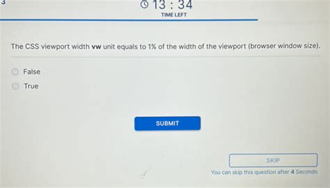 The Css Viewport Width Vw Unit Equals To 1 Of Studyx