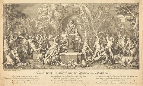 Feste De Bacchus Drawing By Claude Gillot Fine Art America