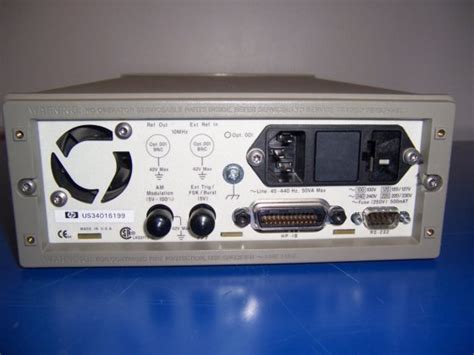 10529 Hp 33120a 15 Mhz Function Arbitrary Waveform Generator In Elk