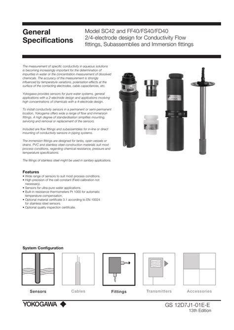 General Specifications