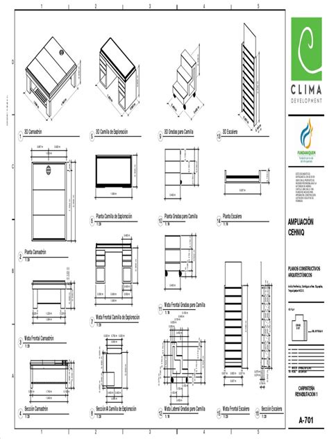 Planos De Carpintería Mobiliario Rehabilitación Pdf