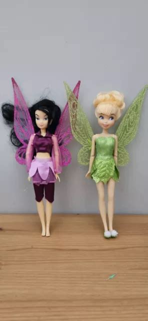 Disney Store Fairy Fluttering Vidia Doll And Tinkerbell Great Fairy Rescue Rare Eur 45 78