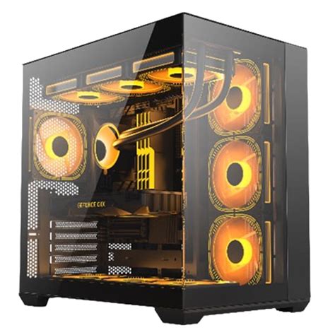 Raidmax Infinita I610 Argb Dual Chamber Gaming Case With 7 Argb Fans Nexcom Computers