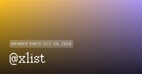 xlist xlist transient labs