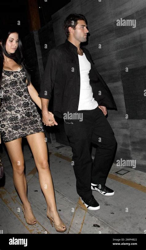 The Hills Star Brody Jenner And His Girlfriend 2008 Playmate Of The Year Jayde Nicole Leave