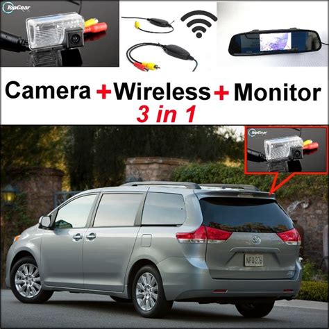 3 In1 Special Rear View Camera System For Toyota Sienna