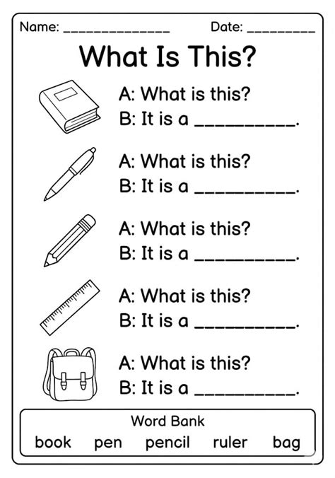 What Is This Worksheet Download And Print Now