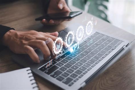Premium Photo Kpi Key Performance Indicator Business Internet