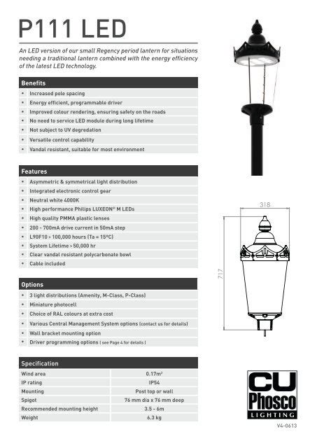 P111 Led Cu Phosco