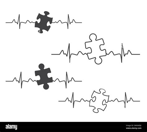 Autism Speaks Puzzle Piece Outline Heart Puzzle Piece Autism Awareness