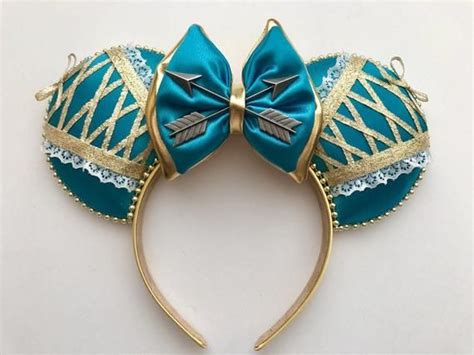 Merida Brave Inspired Mouse Ears Mickey Ears Headband Etsy Mickey