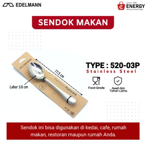 Edelmann Sendok Makan “6 Energy Bali