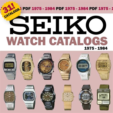 Seiko Watch 31 Catalogs Pdf Download All Vintage Seiko Watch Models