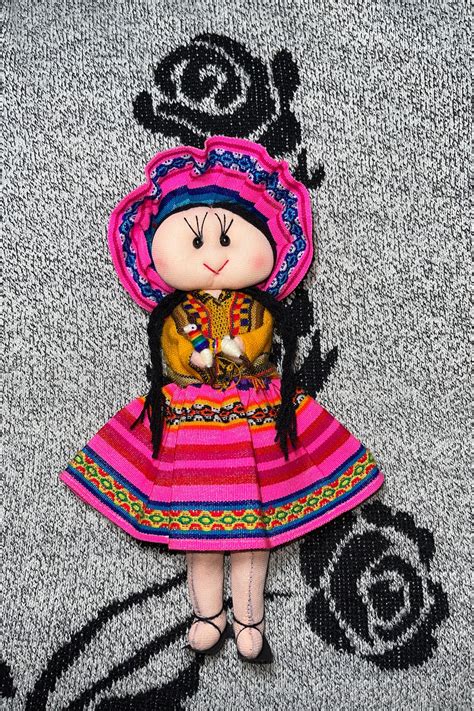 Peruvian Dolls Colorful Andean Dolls Etsy