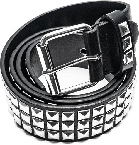 Lufmwcwd Punk Studded Belt For Women Rock Threads Goth Stud Pyramid