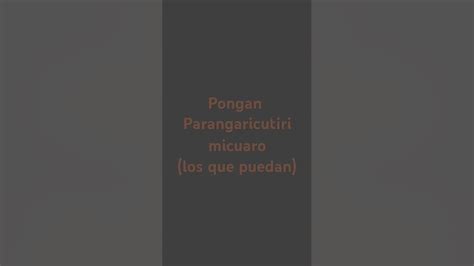 Parangaricutirimicuaro Youtube