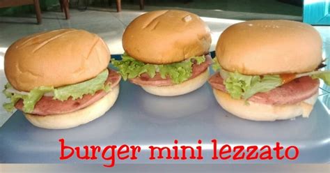 Cara Nak Buat Burger Mini Enak