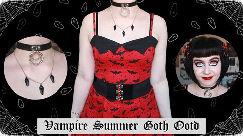 Gothic Outfit Of The Day Summer Vampire Goth Alternative Goth