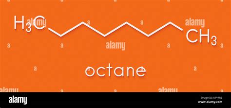 Octane Skeletal Structure