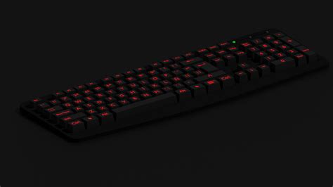 RGB Keyboard D Model TurboSquid