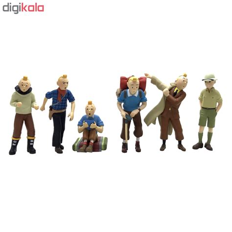 فیگور طرح تن تن مجموعه 6 عددی متفرقه دیجی‌استایل