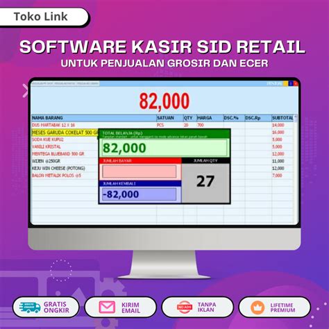 Jual Software Kasir Sid Retail Pro Untuk Penjualan Grosir Dan Ecer Aktif Permanen Shopee Indonesia