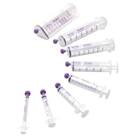 Neomed Oralenteral Syringe 60 Ml Orange Sterile With Enfit Connector