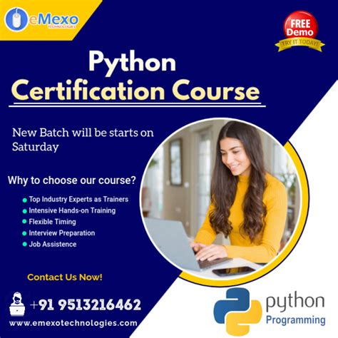 Python Training New Batch 3 March 2023 Template Postermywall