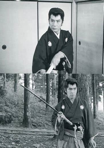 駿河屋 単品 大瀬康一 ブロマイドカード2枚組 「dvd Box 隠密剣士 参」 封入特典（キャラクターカード）