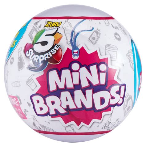 5 Surprise Mini Brands Mystery Capsule Real Miniature Brands