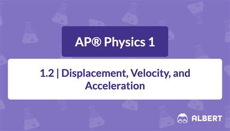 Displacement Velocity And Acceleration Ap® Physics 1 Review