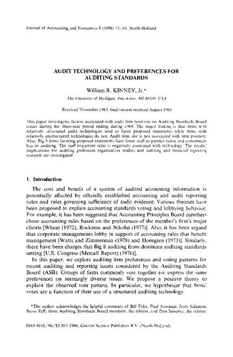 Pdf Audit Technology And Preferences For Auditing Standards Dokumentips Pdf Audit Technology And Preferences For Auditing Standards Dokumentips