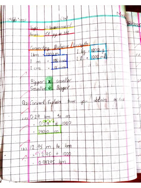 Maths Classwork Pdf