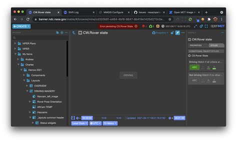 Persistence Errors When Using Conditional Styling · Issue 3954 · Nasa