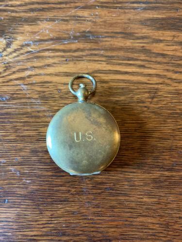 Antique Ww2 Us Compass Brass Rare 3868152749