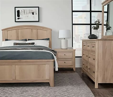 Vaughan Bassett Woodbridge Arched Bedroom Set Dark Cashmere King By