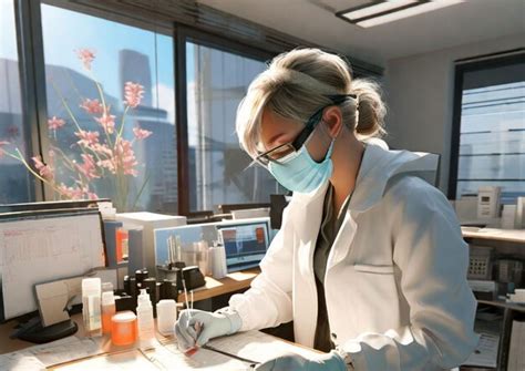 Antivirus Laboratory Premium Ai Generated Image