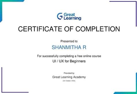 Shanmitha R On Linkedin Successfully Completed A Course On Uiux For