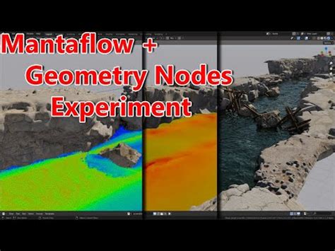 River Flow Map Generation Experiment Mantaflow Geometry Nodes UPBGE UE GODOT YouTube