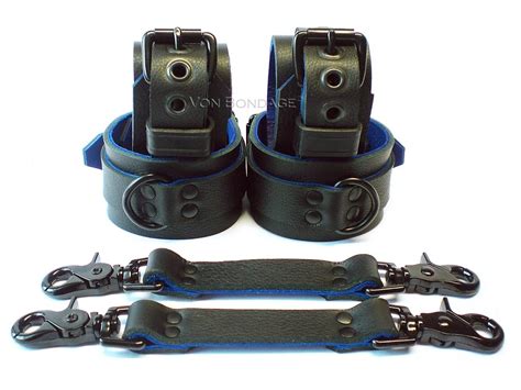 Bdsm Restraints Set Black D Rings And Bondage Straps