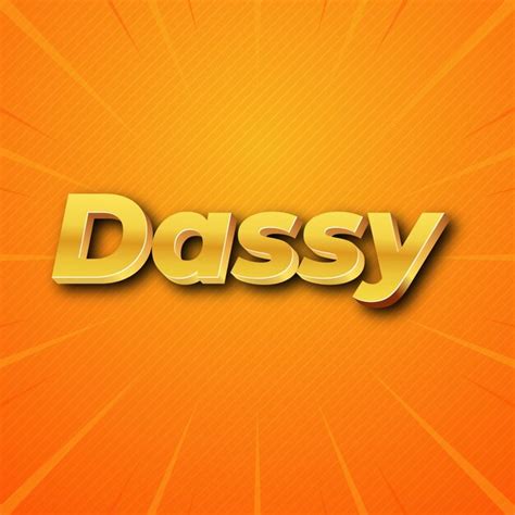 Premium Photo Dassy Text Effect Gold  Attractive Background Card Photo Confetti