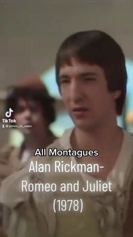 Alan Rickman As Tybalt In Romeo And Juliet 1978 Alanrickman Romeoandjuliet