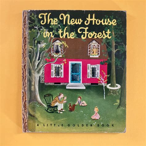 The New House In The Forest D 4th Vintage Little Golden Book 1946
