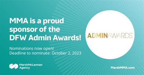 Marsh Mclennan Agency On Linkedin Announcing The 2020 Dfw Admin Awards