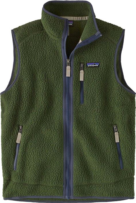 Patagonia Ms Retro Pile Vest Torrey Pine Green Pile Da Trekking Snowleader
